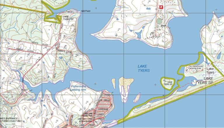 TYERS NORTH 1-25,000 Vicmap Topo Map 8522-3-N - Maps, Books & Travel Guides