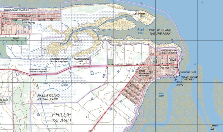 WESTERN PORT SOUTH 1-25,000 Vicmap Topo 7921-2-S - Maps, Books & Travel ...