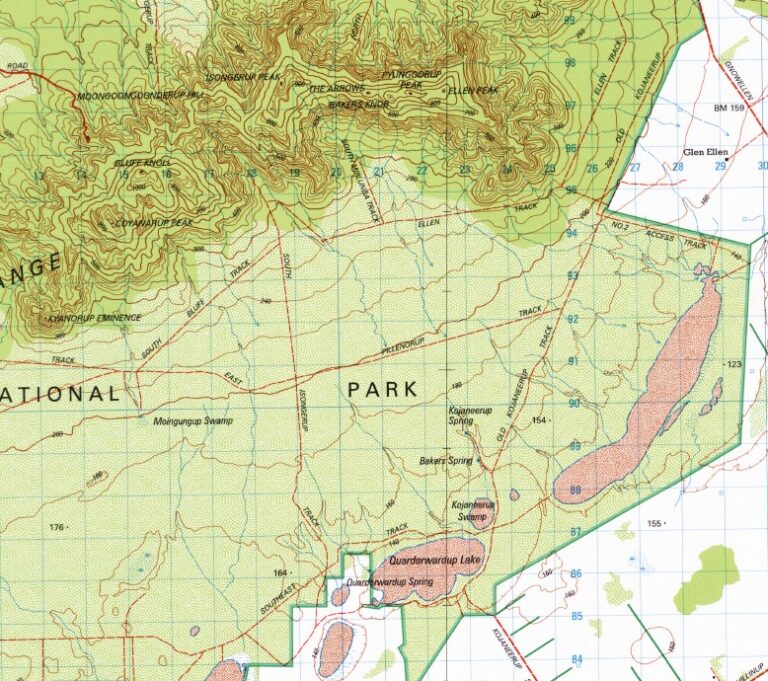 Borden 1-100,000 Topographic Map 2529 Geoscience Australia - Maps ...
