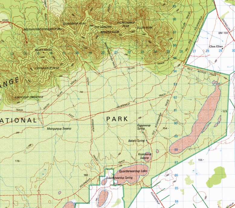 Borden 1-100,000 Topographic Map 2529 Geoscience Australia - Maps ...
