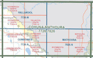 Cohuna Mathoura 1-100,000 Vicmap Topo 7726-7826 - Maps, Books & Travel ...