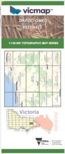 DARGO OMEO 1-100,000 Vicmap Topo 8323-8423 - Maps, Books & Travel Guides