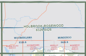 HOLBROOK ROSEWOOD 1-100,000 Vicmap Topo 8326-8426 - Maps, Books ...