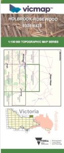HOLBROOK ROSEWOOD 1-100,000 Vicmap Topo 8326-8426 - Maps, Books ...