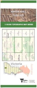 KANIVA NHILL 1-100,000 Vicmap Topo Map 7125-7225 - Maps, Books & Travel ...
