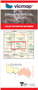 Kinglake Special South 1-25,000 Vicmap Topo Map - Maps, Books & Travel ...