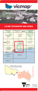 Lake Tyers Special 1-25,000 Vicmap Topographic Map - Maps, Books ...