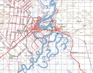 RENMARK 1-100,000 Vicmap Topographic Map 7029 - Maps, Books & Travel Guides