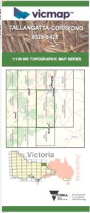 TALLANGATTA CORRYONG 1-100,000 Vicmap 8325-8425 - Maps, Books & Travel ...