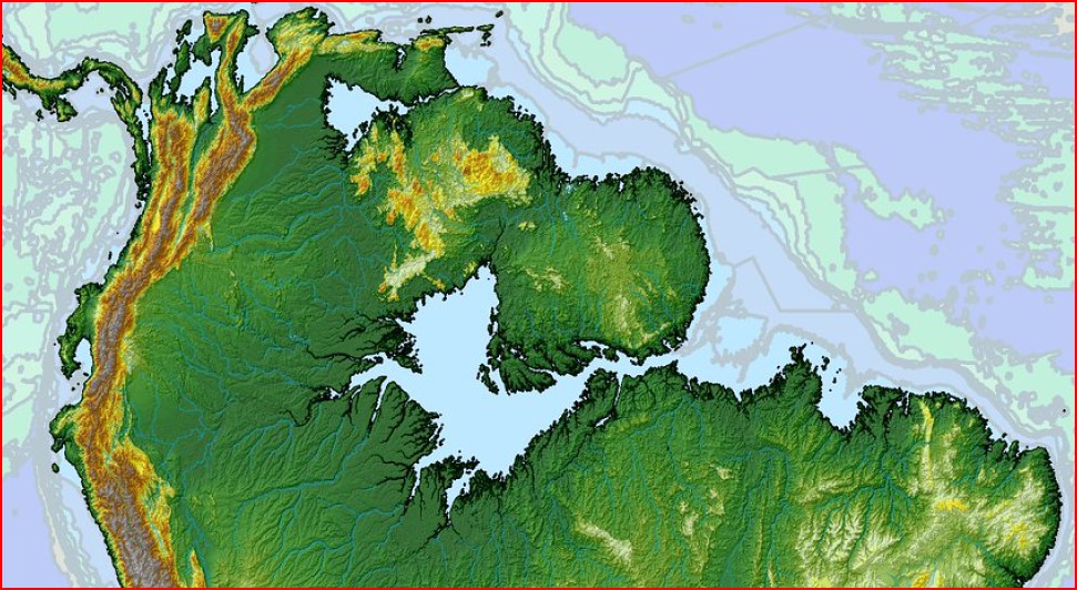 World Map if all the Terrestrial Ice Melted Poster - Maps, Books ...