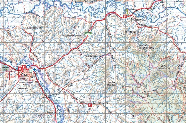 YEA ALEXANDRA 1-100,000 Vicmap 7923-8023 - Maps, Books & Travel Guides