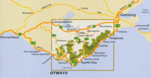 The Otways 4WD Map Meridian Edition 4 - Maps, Books & Travel Guides