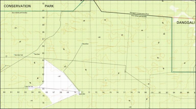 Chowilla 1-100,000 Topographic Map 7030 - Maps, Books & Travel Guides
