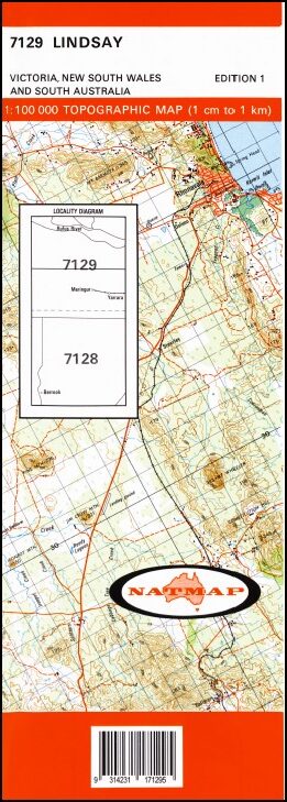 Lindsay 1-100,000 Topographic Map 7129 - Maps, Books & Travel Guides