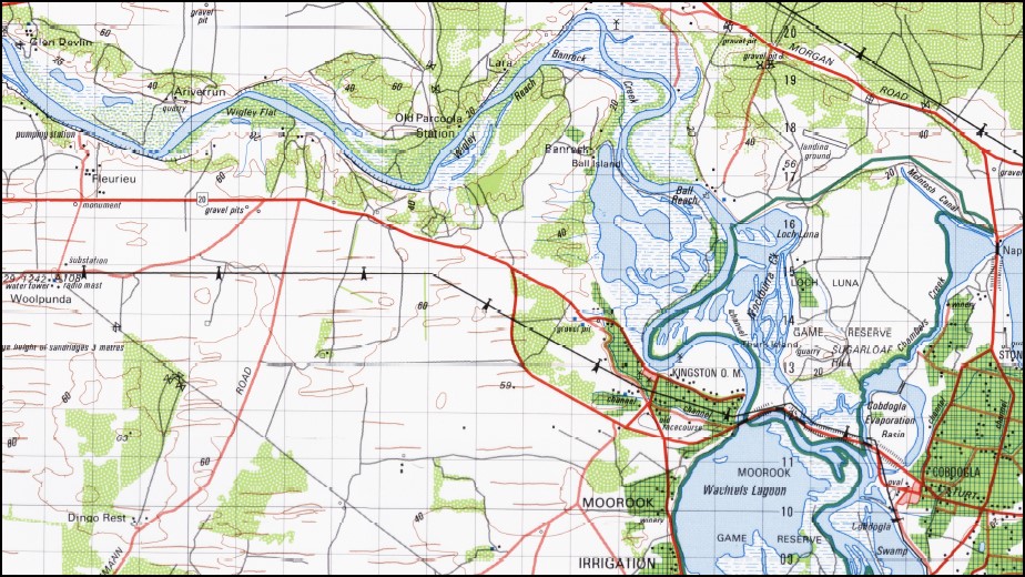 Moorook 1-100,000 Topographic Map 6929 - Maps, Books & Travel Guides