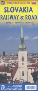 Slovakia Railway and Road Map ITMB - Maps, Books & Travel Guides