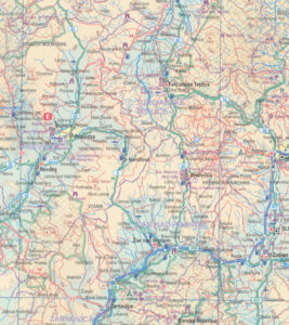 Slovakia Railway and Road Map ITMB - Maps, Books & Travel Guides