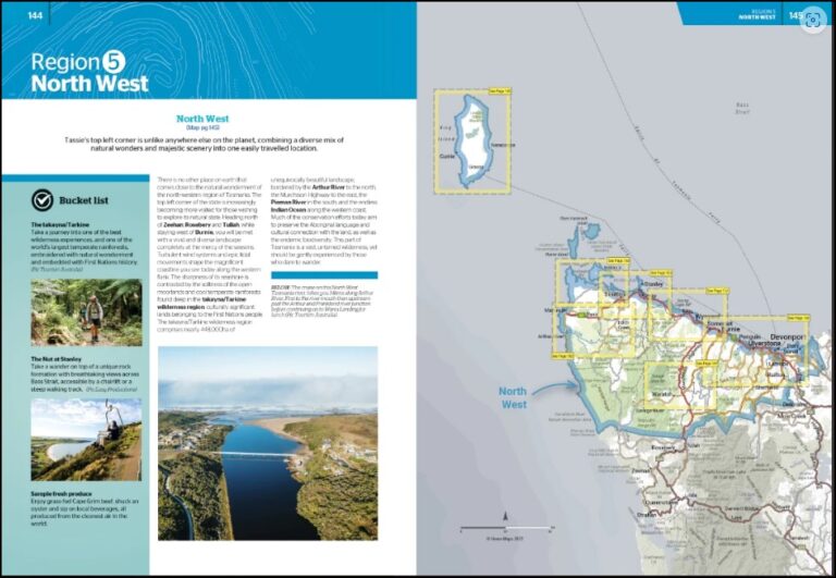 Tasmania Atlas and Guide Hema Edition 2 - Maps, Books & Travel Guides