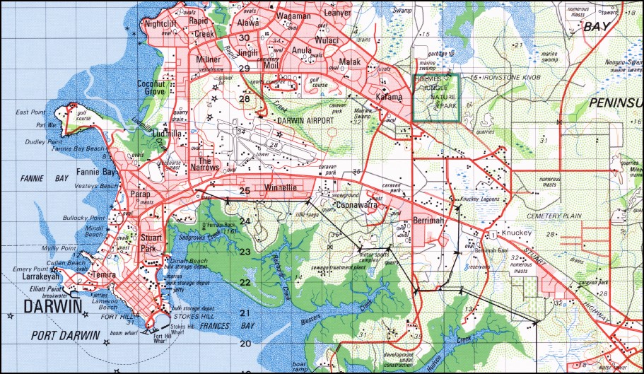 Darwin 1-100,000 Topographic Map 5073 - Maps, Books & Travel Guides