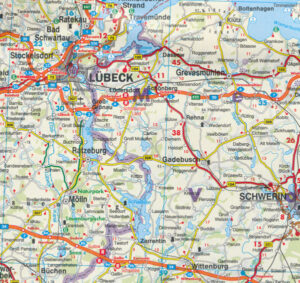 Germany Map Freytag and Berndt - Maps, Books & Travel Guides