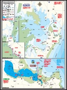 Bermagui Wallaga Corunna Brogo Boating Map - Maps, Books & Travel Guides