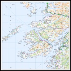 Isle of Mull Road Map Flat - Maps, Books & Travel Guides