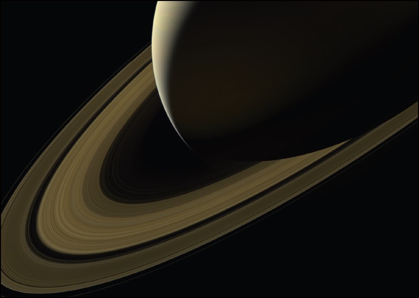 Saturn NASA Poster Flat Paper and Laminated - Maps, Books & Travel Guides