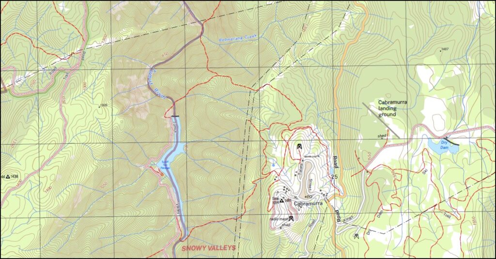 Cabramurra 1-25,000 NSW Topographic Map 8526-2-S - Maps, Books & Travel ...