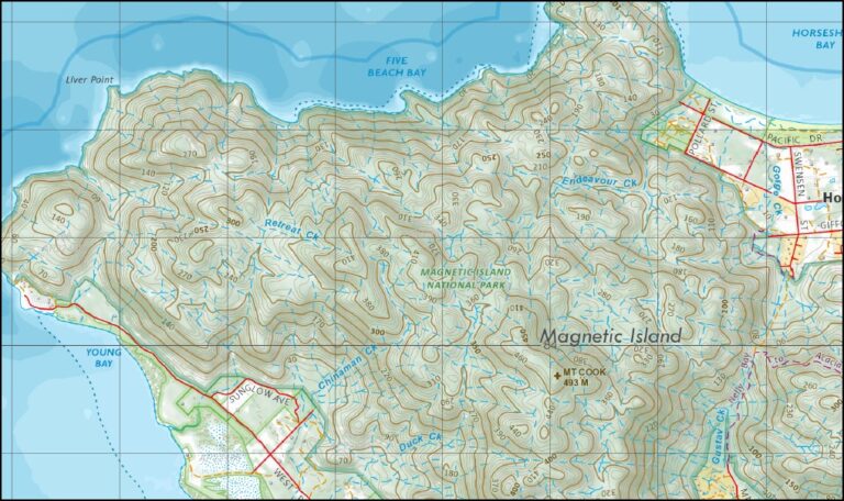 Magnetic Island Map Poster - Maps, Books & Travel Guides