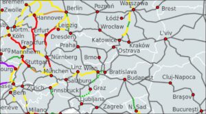 Europe High Speed Rail Map - Maps, Books & Travel Guides