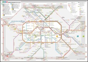 Berlin Rail Map - Maps, Books & Travel Guides