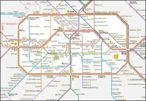Berlin Rail Map - Maps, Books & Travel Guides