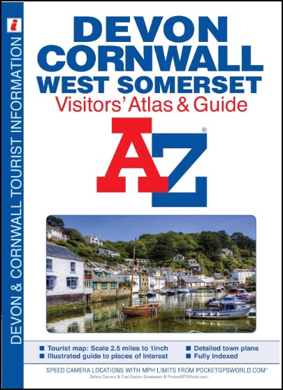 Devon Cornwall Atlas A-Z - Maps, Books & Travel Guides