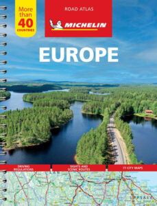 Europe Road Atlas Michelin 2025 - Maps, Books & Travel Guides