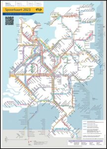 Holland Rail Map - Maps, Books & Travel Guides