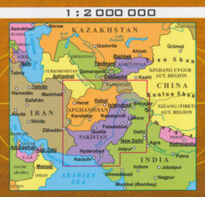 Pakistan Afghanistan Map Gizi - Maps, Books & Travel Guides