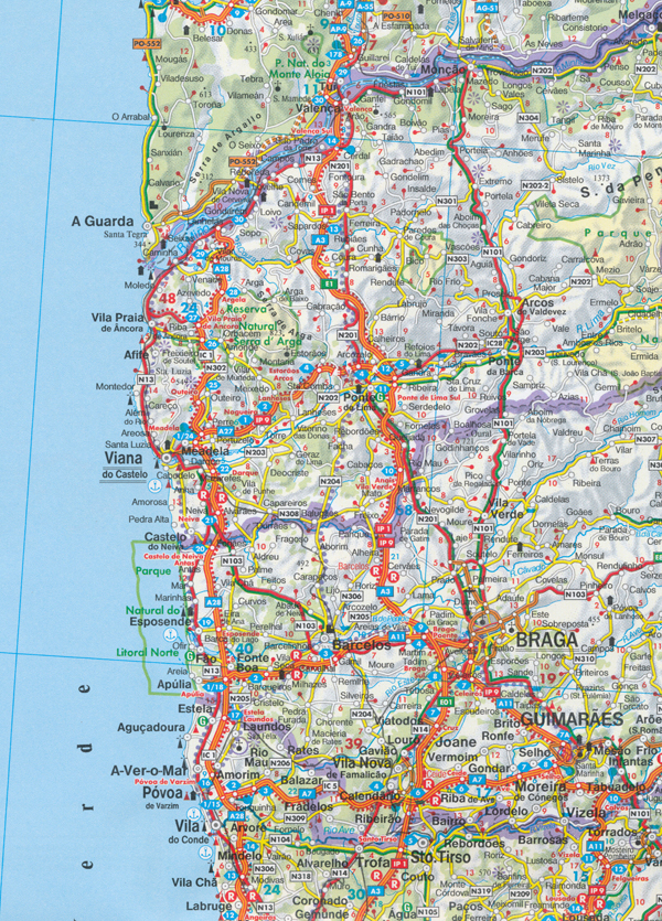 Portugal Map Freytag and Berndt - Maps, Books & Travel Guides
