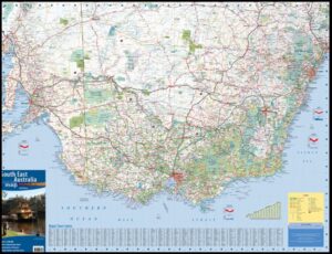 South East Australia Meridian Paper & Laminated - Maps, Books & Travel ...