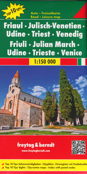 Friuli Udine Trieste Venice Map Freytag - Maps, Books & Travel Guides