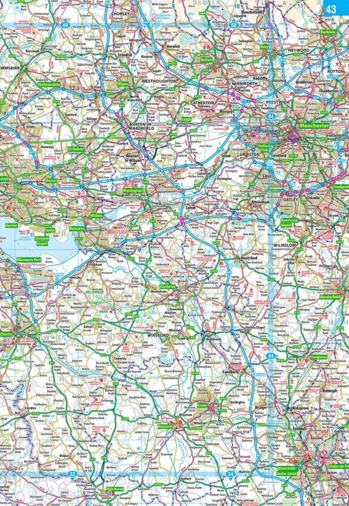 Britain and Ireland Big Atlas 24 Philips - Maps, Books & Travel Guides