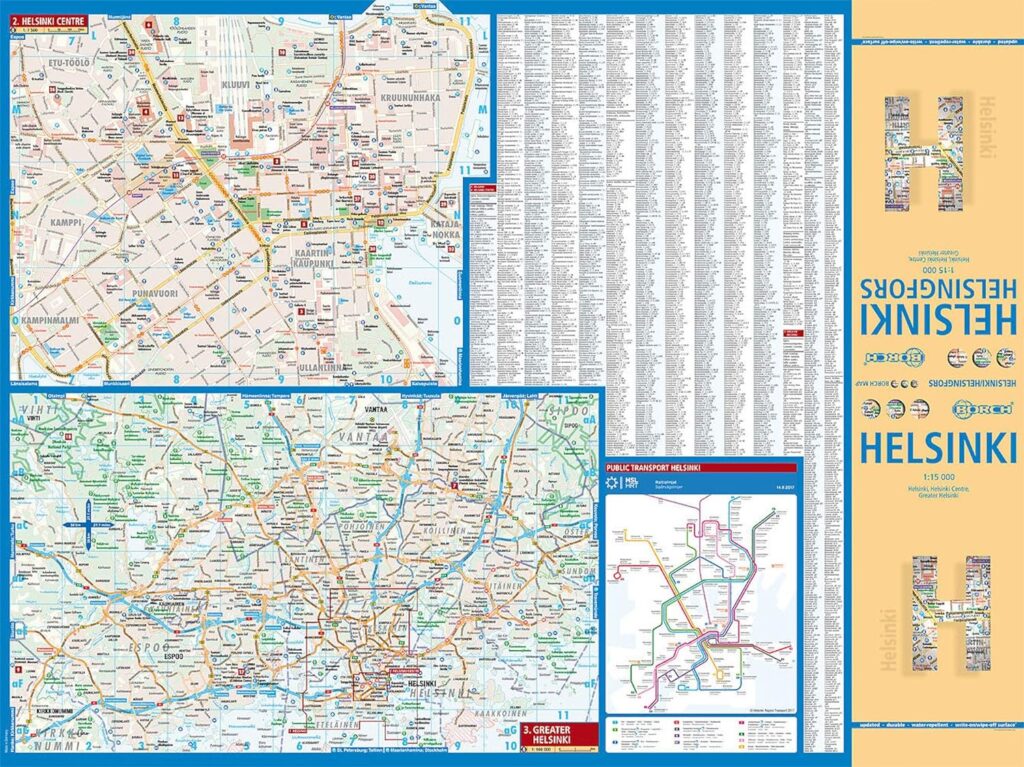 Helsinki Map Borch - Maps, Books & Travel Guides