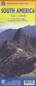 South America Map ITMB - Maps, Books & Travel Guides