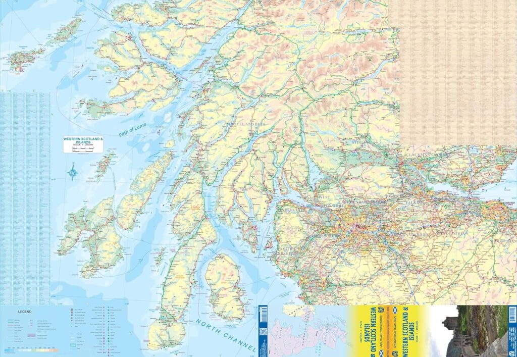 Western Scotland and Islands Map ITMB - Maps, Books & Travel Guides
