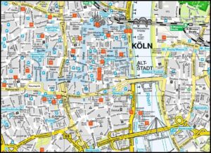 Cologne City Street Map - Maps, Books & Travel Guides