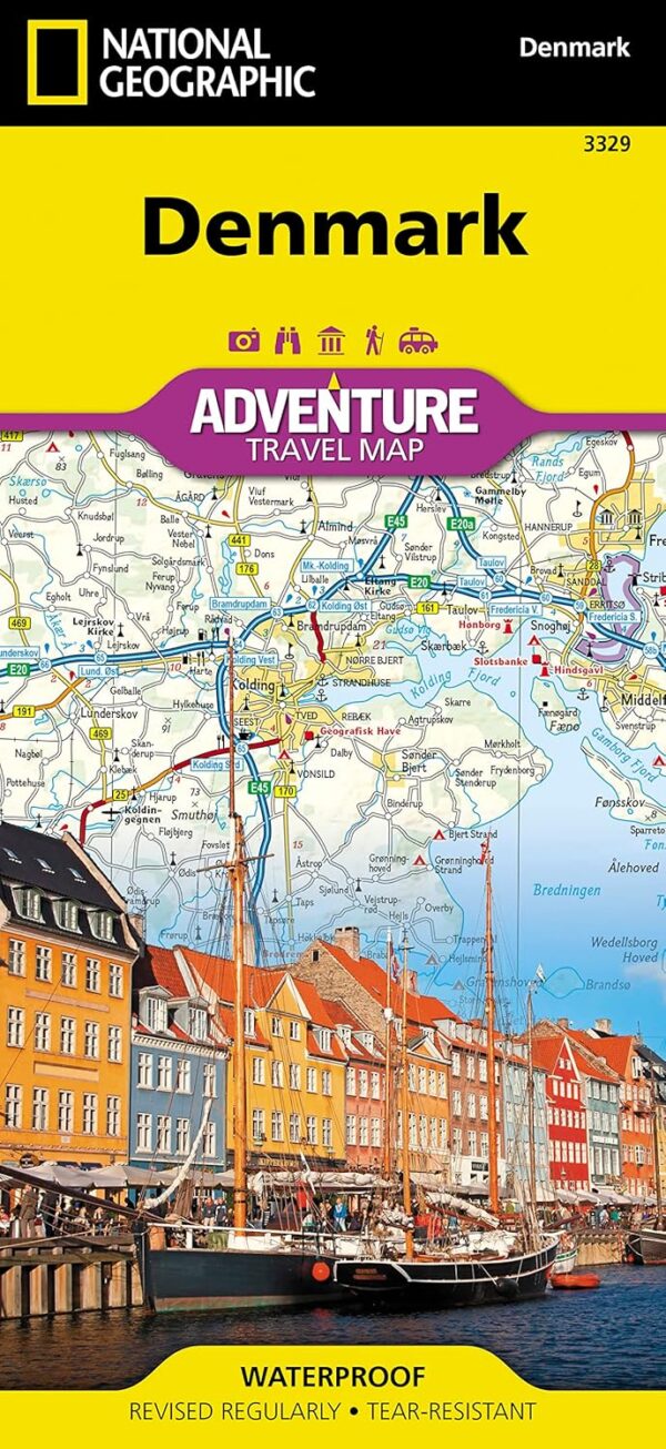 Denmark Map National Geographic - Maps, Books & Travel Guides