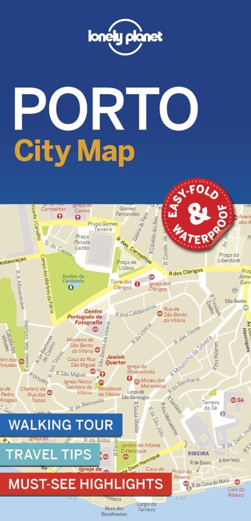 Porto City Map Lonely Planet - Maps, Books & Travel Guides