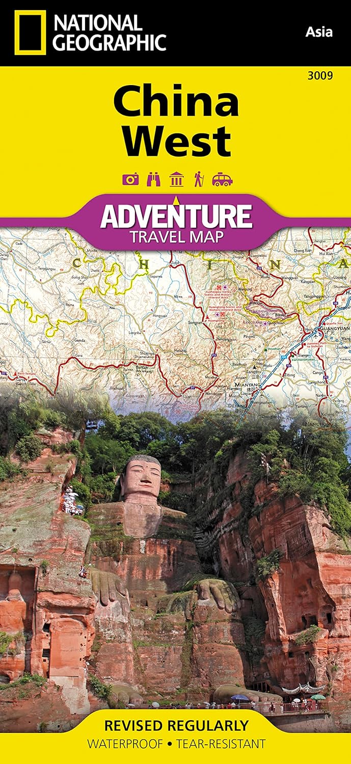 China West Map National Geographic - Maps, Books & Travel Guides