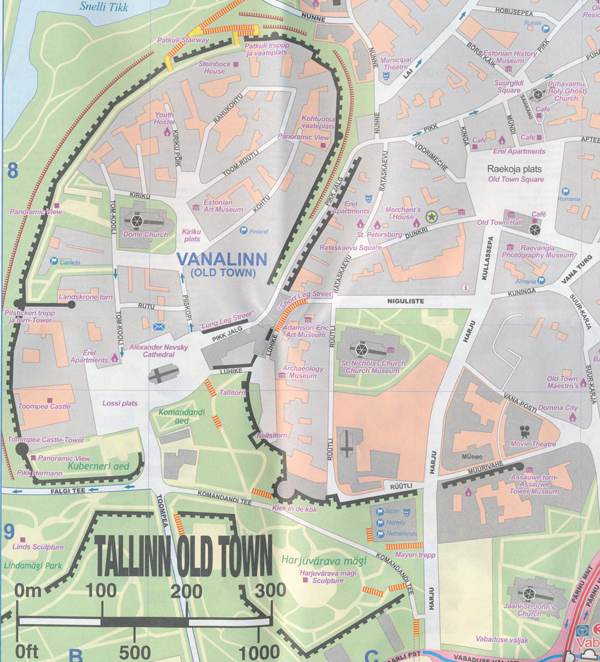 Estonia and Tallin Map ITMB - Maps, Books & Travel Guides