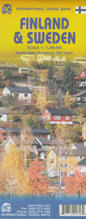 Finland and Sweden Map ITMB - Maps, Books & Travel Guides