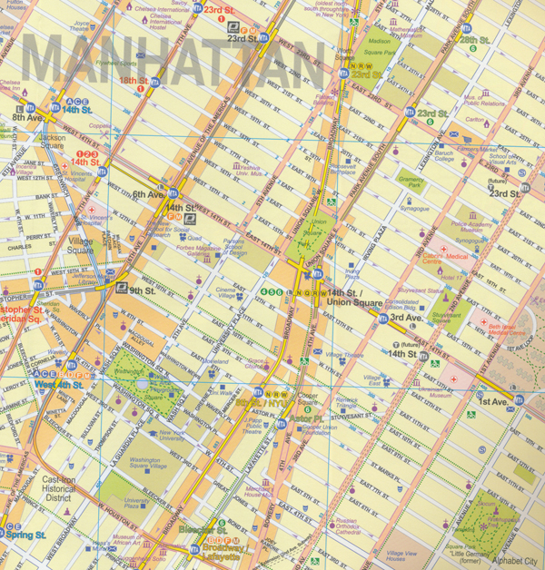 Manhattan and Region Map ITMB - Maps, Books & Travel Guides